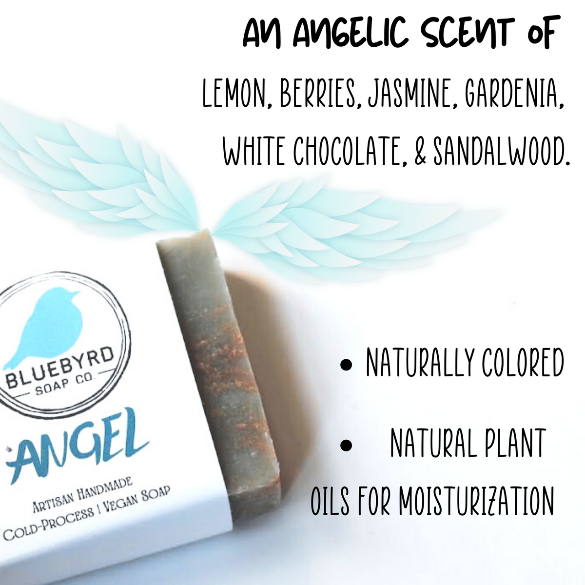 ANGEL WINGS SOAP BAR | Handmade Natural Soap Bars For Kids | Angel ...